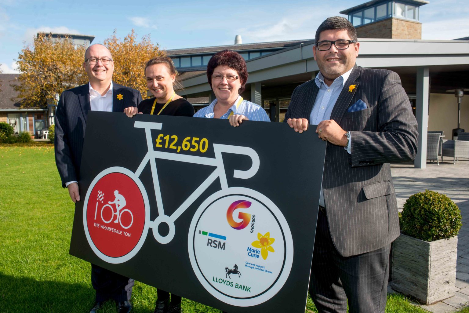 Wharfedale Ton raises £12,600 for Bradford’s Marie Curie Hospice ...